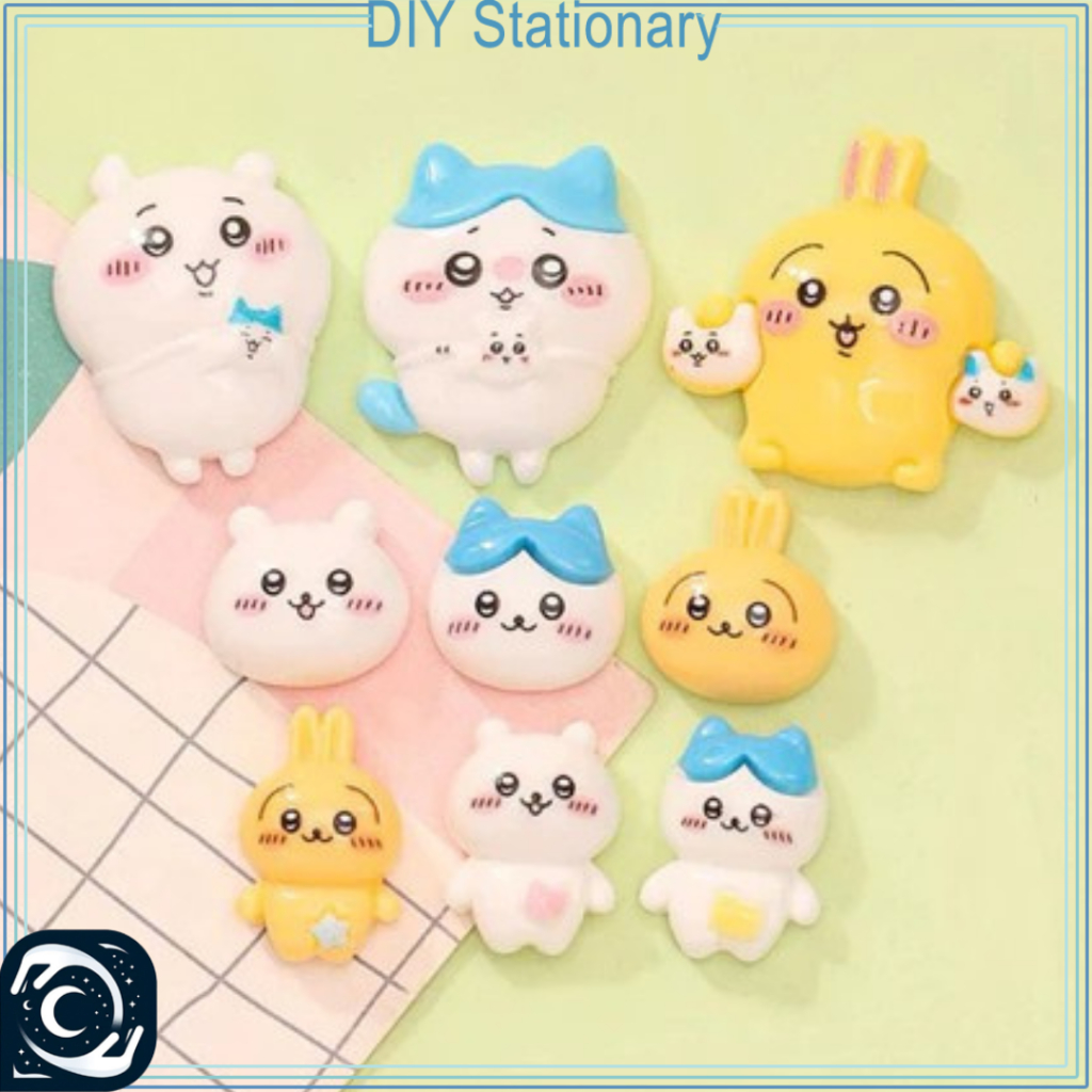 Jual Resin Clay 3D Stiker Karakter Chiikawa Lucu Buat Dekor Casing HP ...