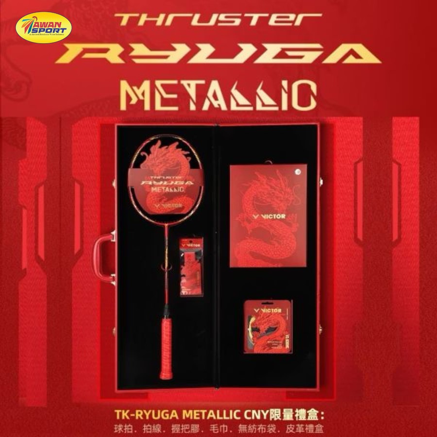 Jual New Limited Edition Raket Badminton Victor Thruster Ryuga Metallic ...