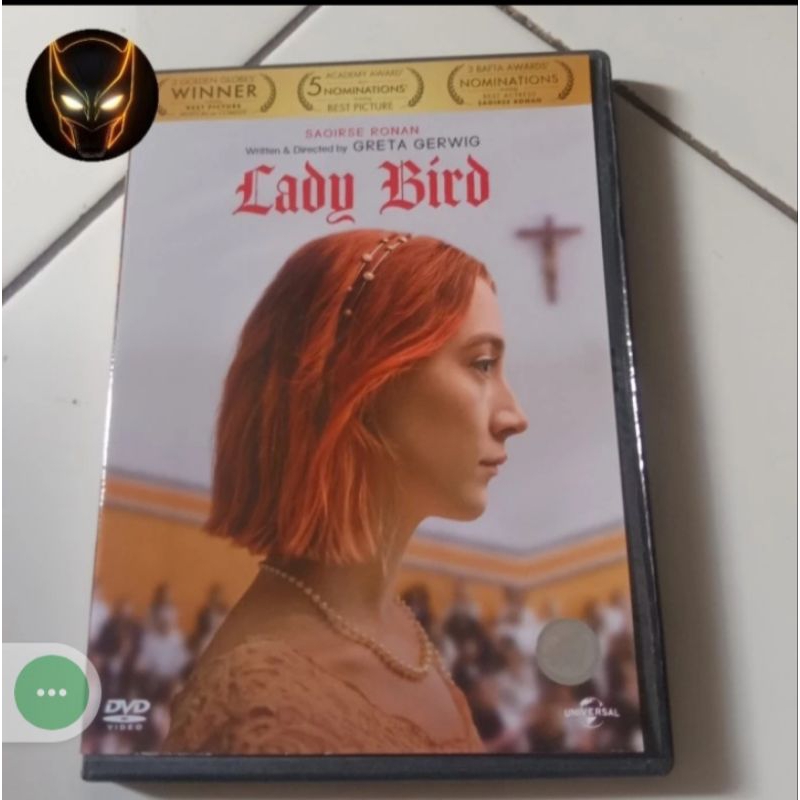 Jual DVD Original Lady Bird Feat Saoirse Ronan 5 Academy Award Text ...