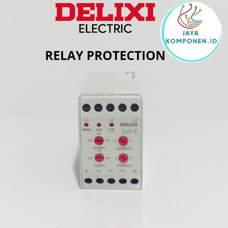 Jual Phase Failure Relay Delixi XJ3-D DELIXI Xj3D 308V AC Over Under Voltage Protector Sequence ...