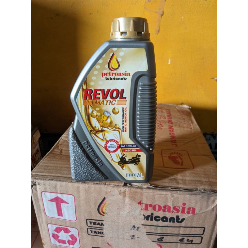 Jual Oli mesin petroasia revol matic 10w-40 isi 800ml | Shopee Indonesia