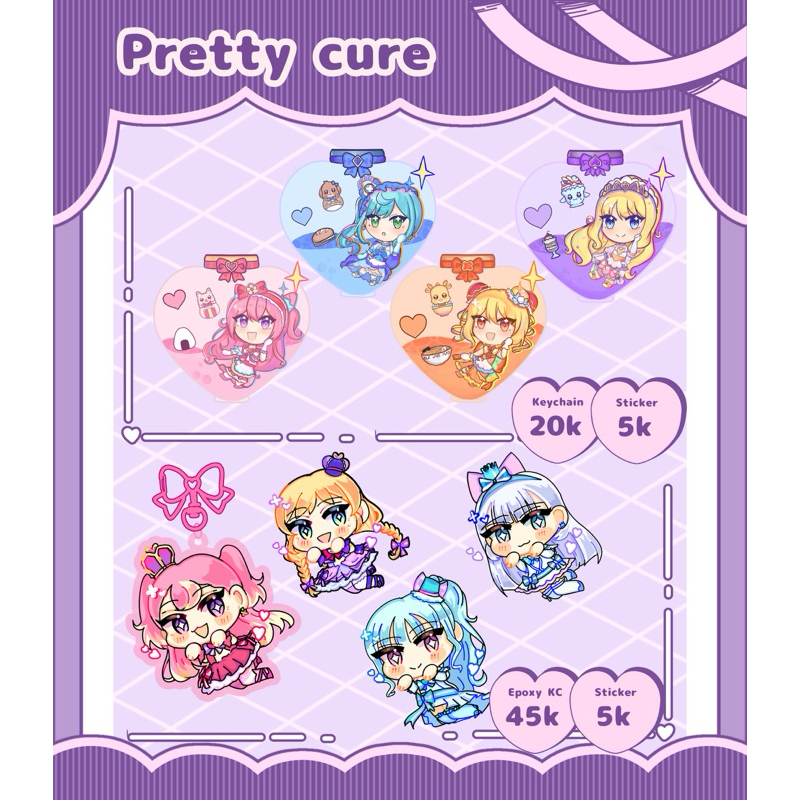 Jual Precure STICKERS (Wonderful precure & Delicious party precure ...