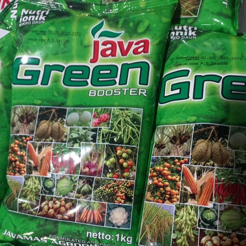 Jual Pupuk nutrisi ionik mikro daun Java Green kemasan 1 kg | Shopee ...