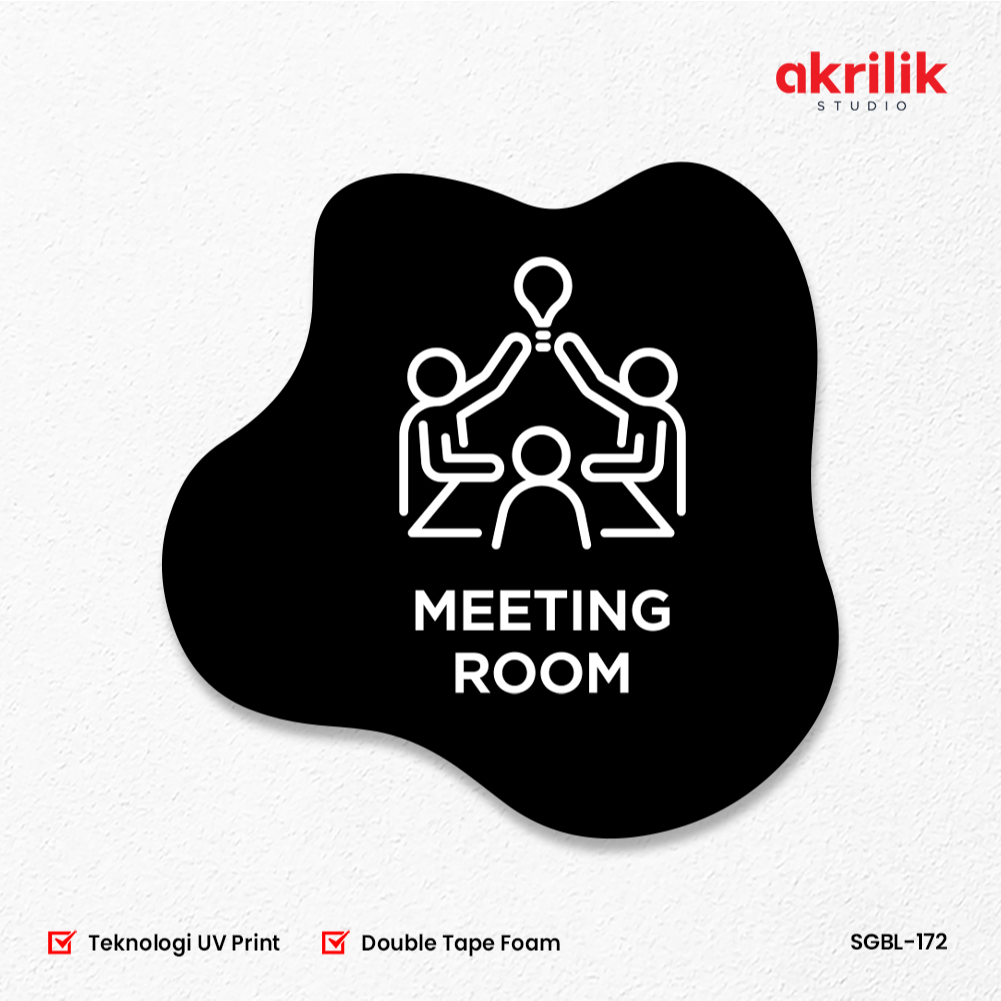 Jual Meeting Room Papan Nama Ruangan Akrilik Acrylic Room Signage ...