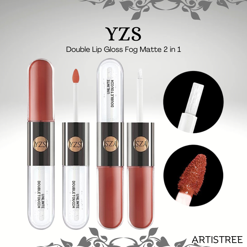 Jual YZS x Kiko Milano Double Lip Gloss Fog Matte 2 in 1 Liquid ...
