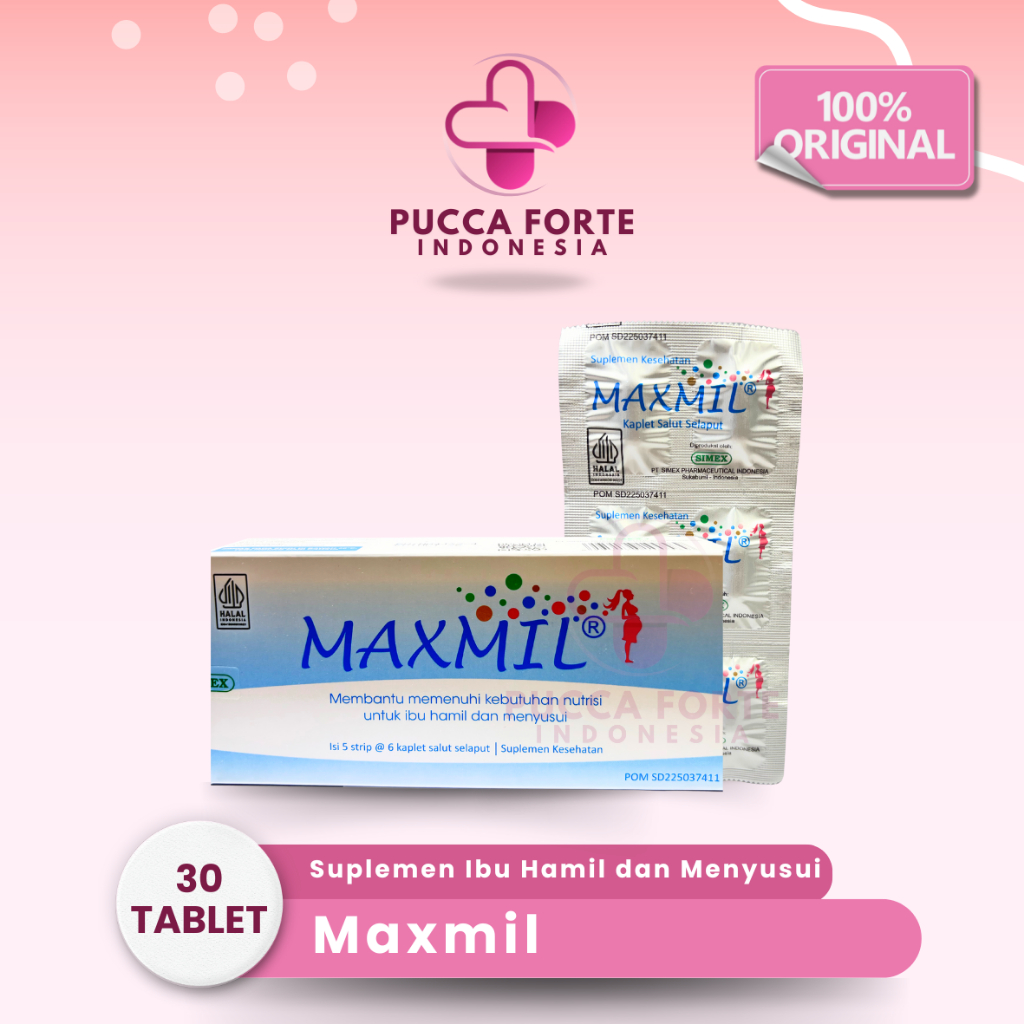 Jual Maxmil - Suplemen untuk memenuhi kebutuhan nutrisi ibu hamil dan menyusui | Shopee Indonesia