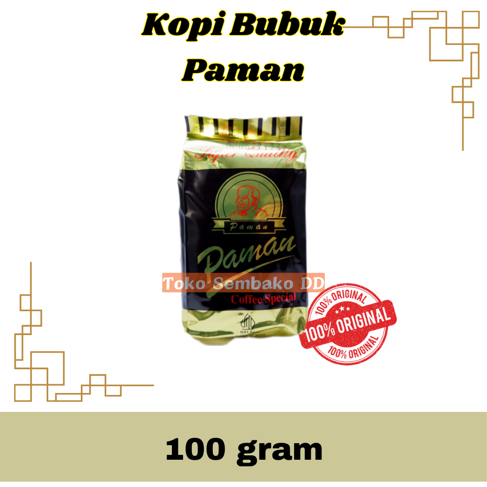 Jual Kopi Bubuk Super Quality Cap Paman 100gram Stock Baru (Exp 10-2026 ...