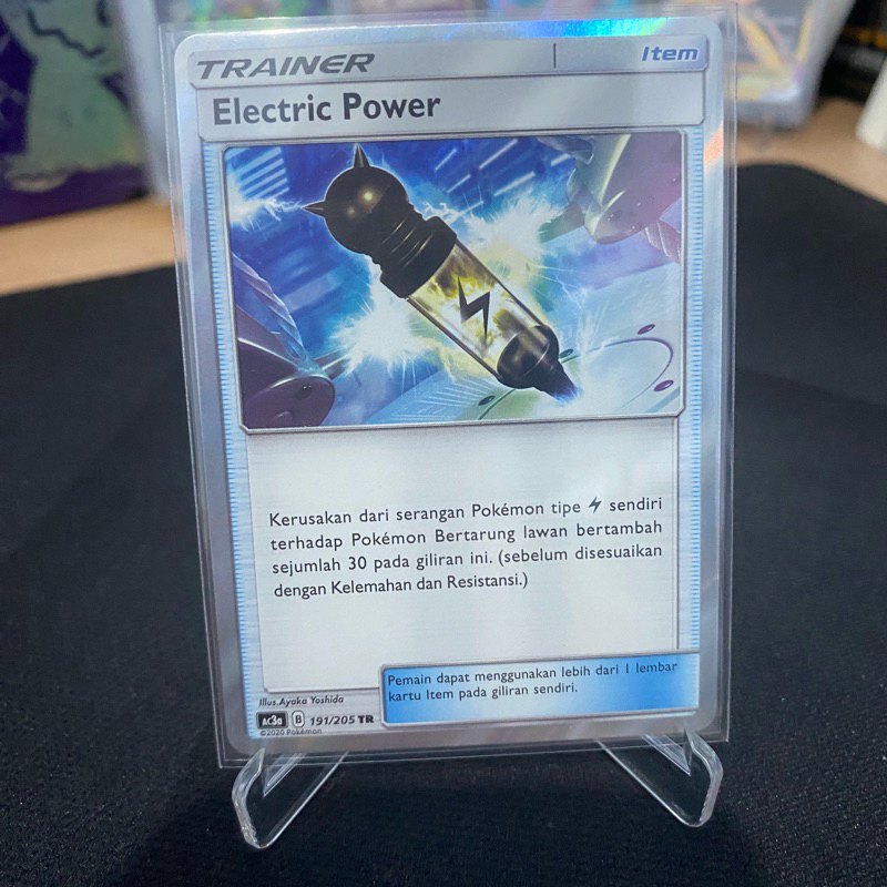 Jual Electric Power 191/205 TR Trainer TCG Pokemon Indonesia | Shopee ...