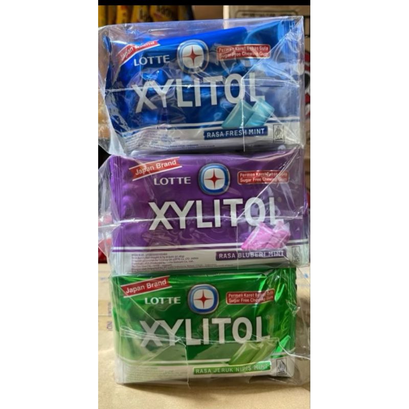 Jual Permen Karet Lotte XYLITOL isi @10 bungkus | Shopee Indonesia