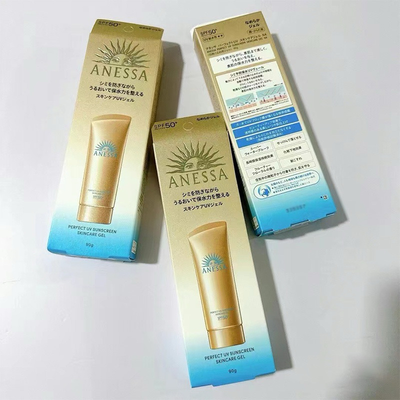 Jual Anessa Perfect UV Sunscreen Skincare Gel SPF 50+ 90gr | Shopee Indonesia