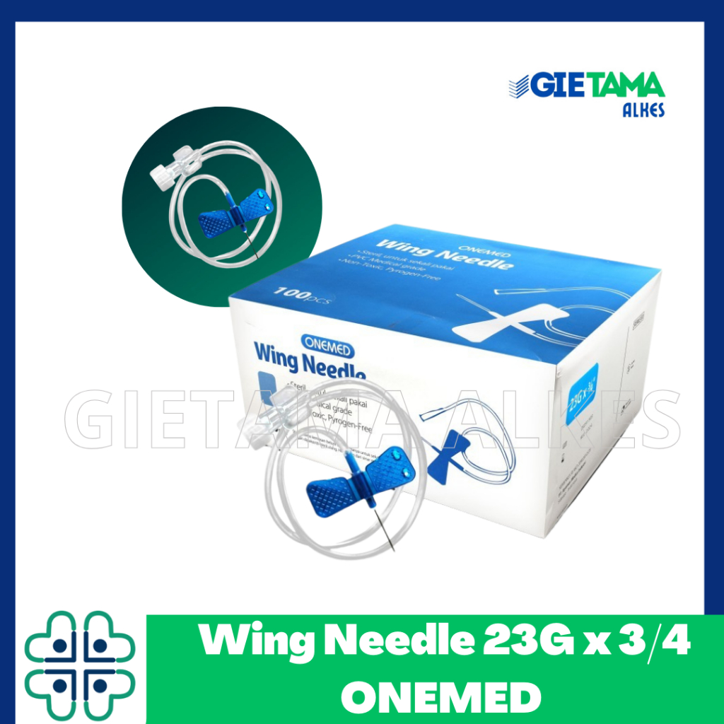 Jual Wing Need ONEMED/ Scalp Vein 21G,23G,25G,27G SATUAN | Shopee Indonesia