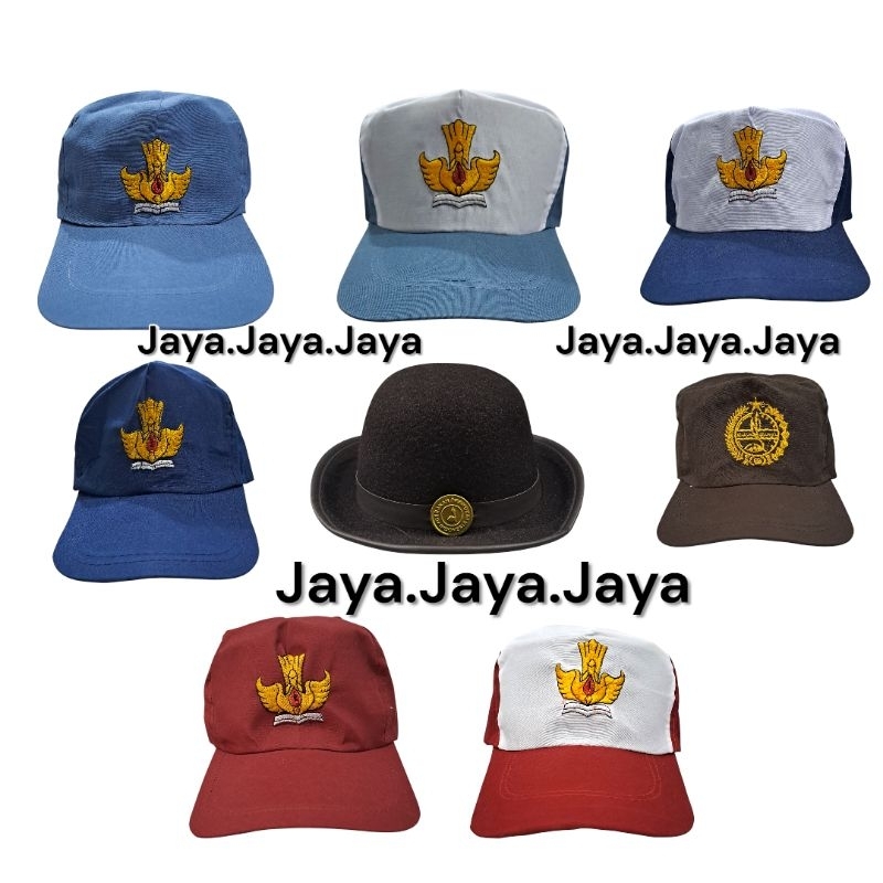 Jual Topi Seragam Sekolah SD SMP SMA PRAMUKA Topi Boni Anak Perempuan ...