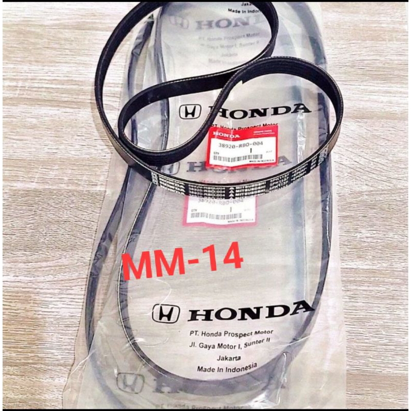 Jual FAN BELT VAN BELT TALI KIPAS HONDA JAZZ NEW JAZZ RS GE8 (5PK 1137)2009-2013 ORI | Shopee ...