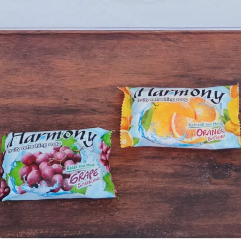 Jual Harmony Sabun Mandi Batang Harmony Orange Jeruk Anggur Grape ...
