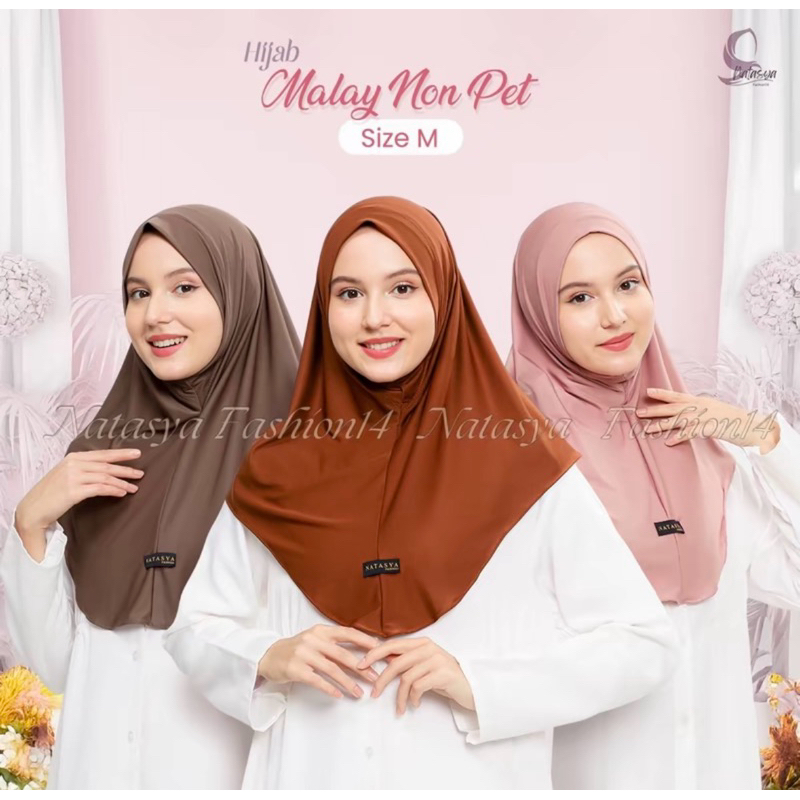 Jual Defaa-Hijab Daily Bergo Instan Non ped Size M Matt Jersey | Shopee Indonesia