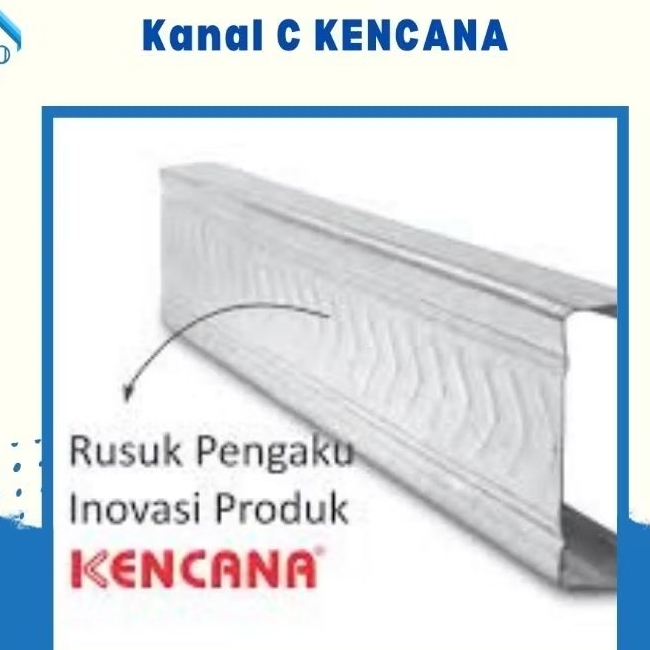 Jual Kanal C75 Kencana tebal 0.75 Galvalum Baja Ringan | Shopee Indonesia