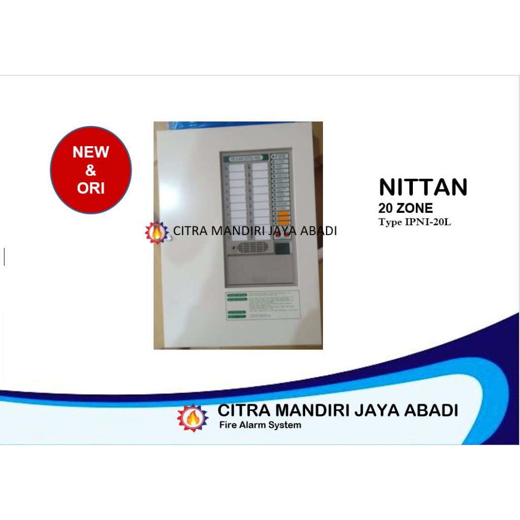 Jual Master Control Fire Alarm NITTAN 20 Zone MCFA NITTAN 20 ZONE ...