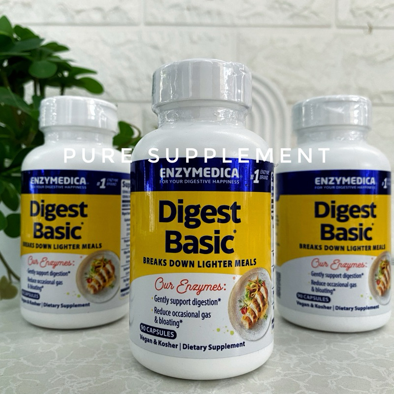 Jual Enzymedica Digest Basic 90 kapsul 180 kapsul New Look | Shopee Indonesia