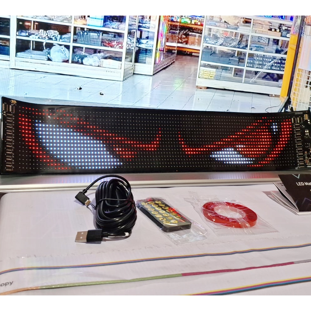 Jual LAMPU LED STROBO MATA ANIMASI RUNNING TEXT 5 VOLT VIRAL UKURAN ...