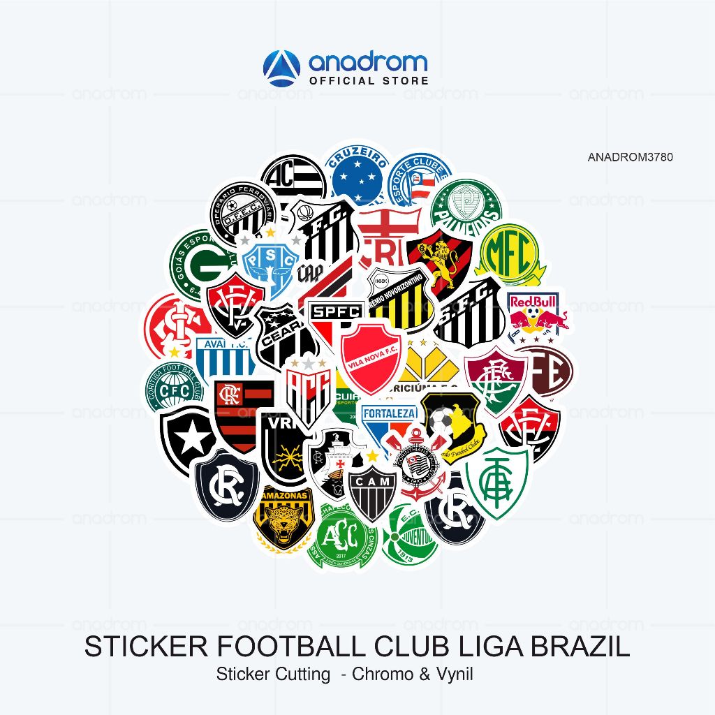 Jual Sticker Pack Logo Club Liga Brazil | Sticker Logo Club Sepak Bola ...