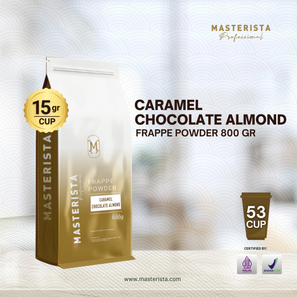 Jual Bubuk Minuman Masterista Caramel Chocolate Almond 800gr / Bubuk ...