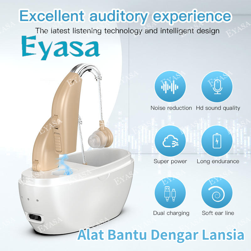 Jual Hearing Aid Rechargeable Alat Dengar Telinga Orang Tua Alat Pendengaran Telinga Orang Tua ...