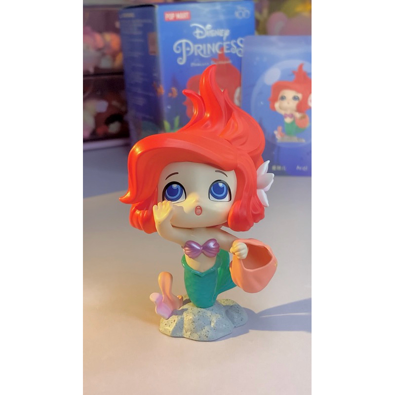 Jual Disney Princess Original Selected PopMart Ariel Rapunzel Aurora Mulan Figure Blind Box ...