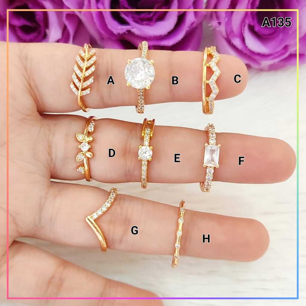 Jual Good Jewelry Cincin Dewasa Permata Simpel Perhiasan Lapis Emas ...