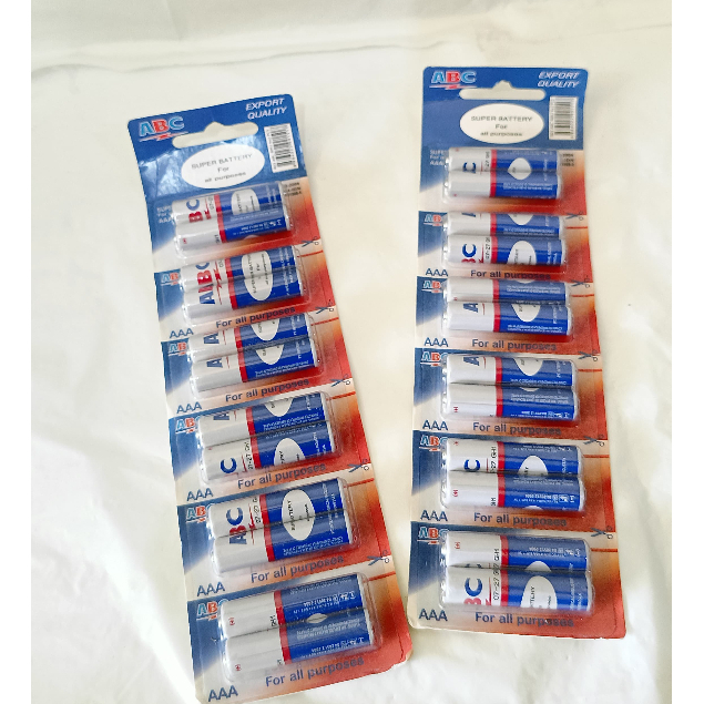 Jual Baterai ABC AAA ( Baterai Remote ) / Baterai Panasonic AAA ...