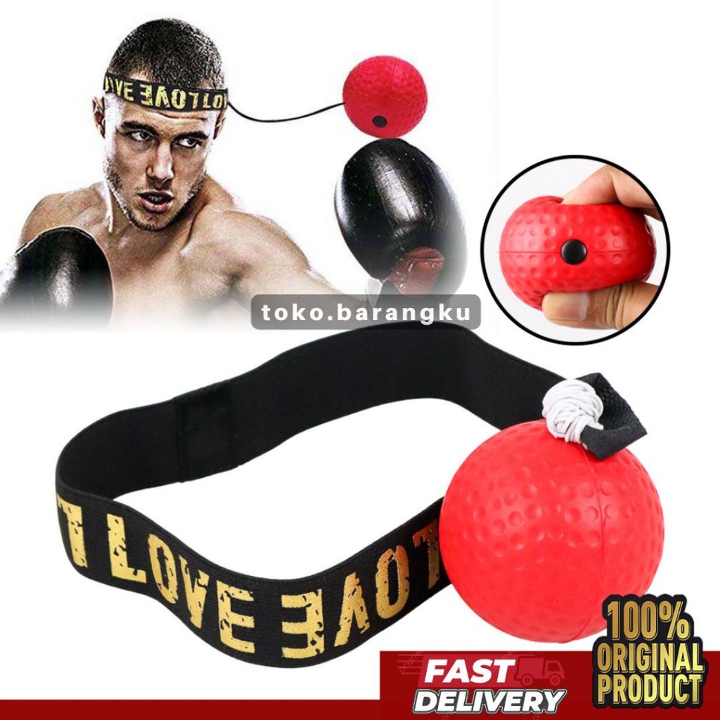 Jual Jusenda Punching Reflex Ball Samsak Tinju Boxing Speed Punching ...
