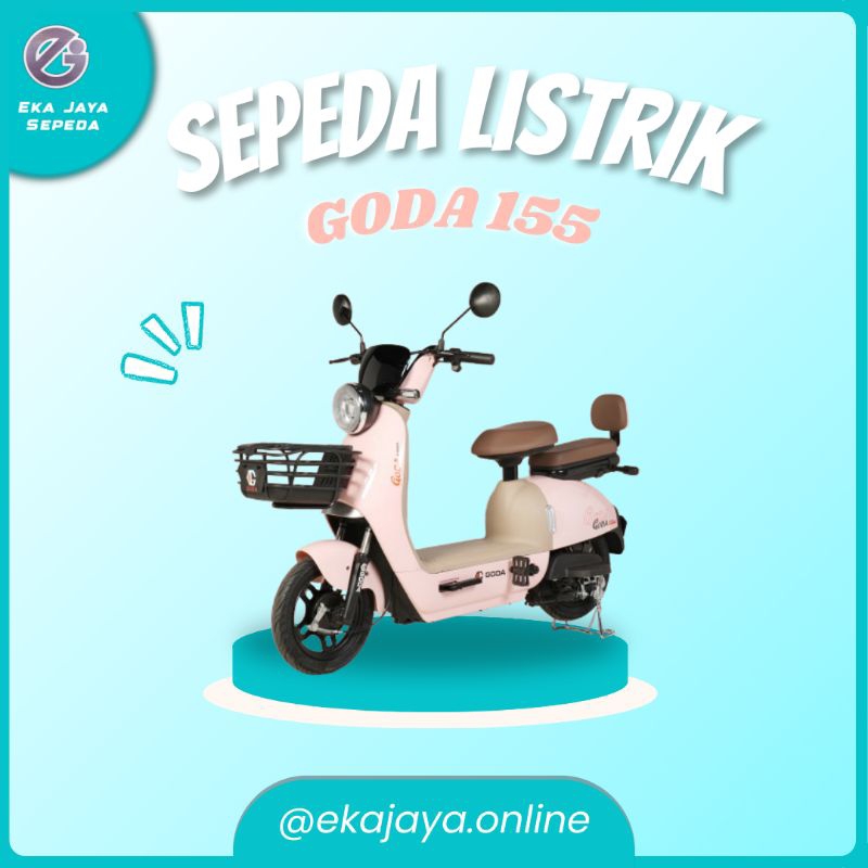 Jual Sepeda Listrik / E-Bike Goda GD 155 - Aurora | Shopee Indonesia