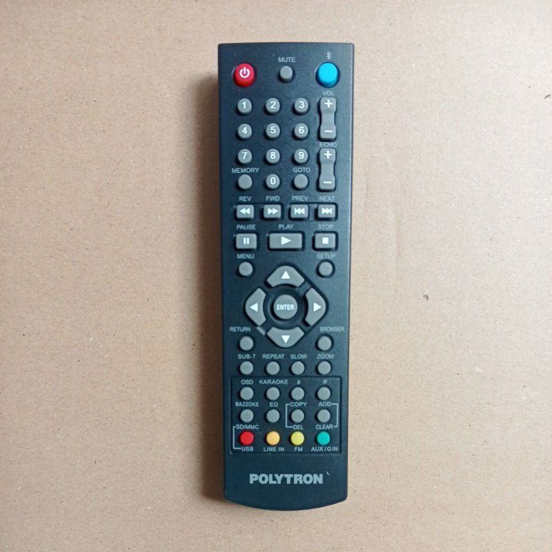 Jual remot speaker aktif polytron pas 77/77b/78/78b/79/79b | Shopee ...