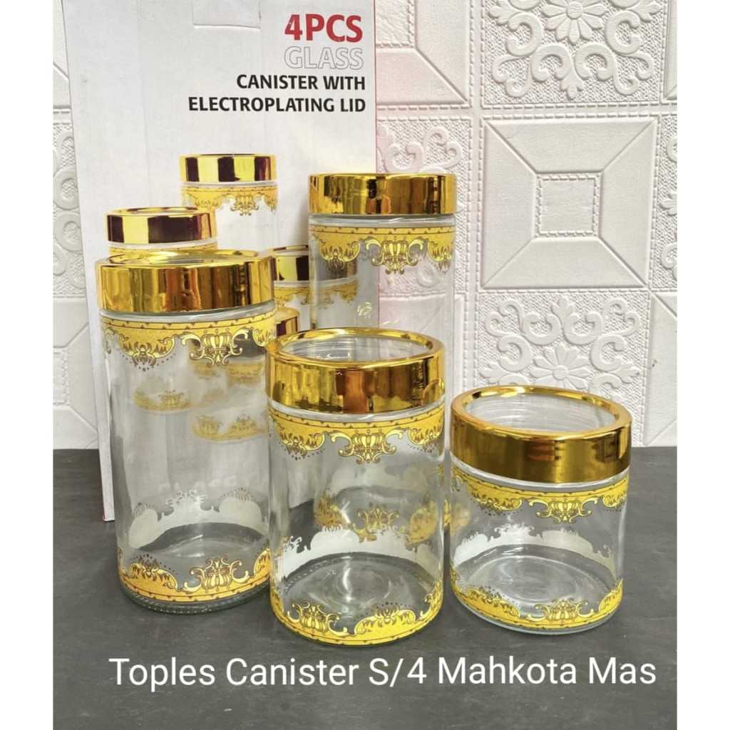 Jual Toples set 4pcs Gelok lebaran Mahkota Mas / Decal / Kaca | Shopee ...