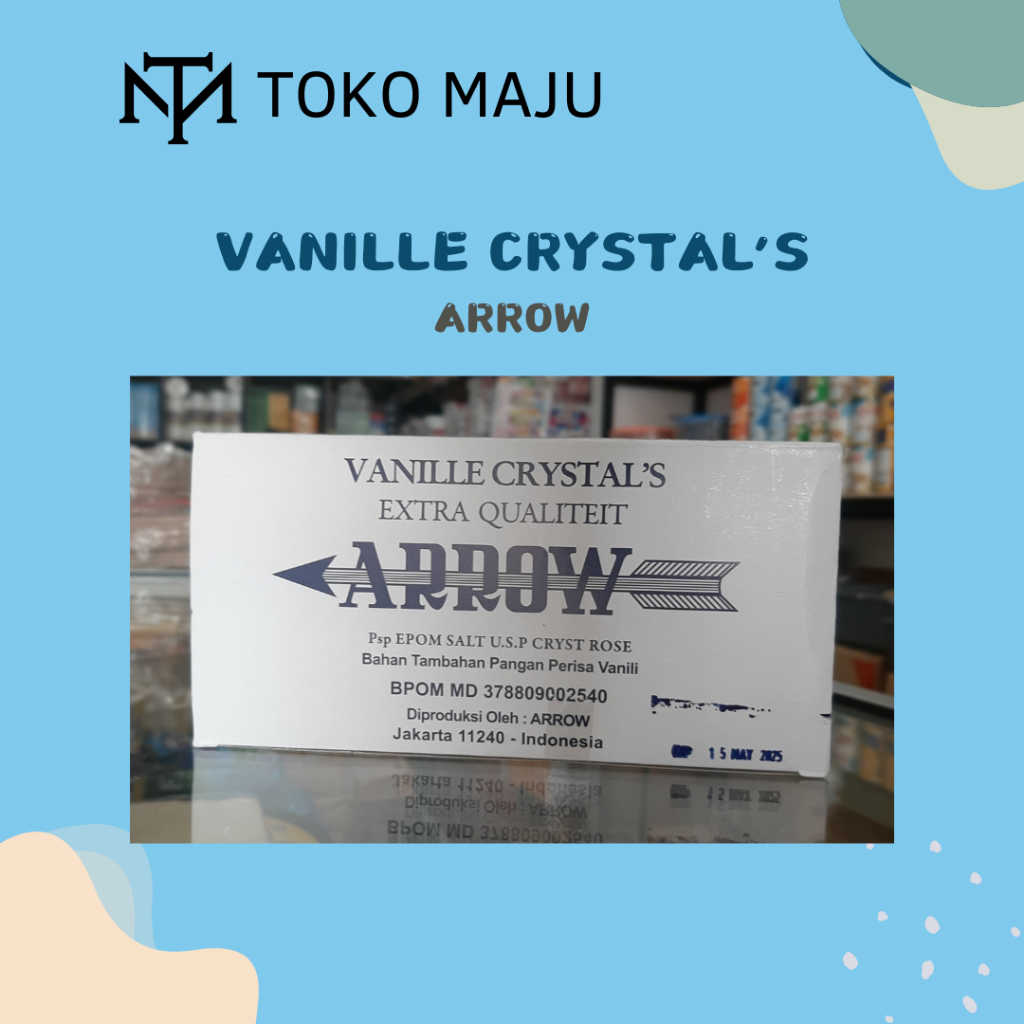 Jual Vanili Bubuk / Vanillie Crystal Arrow Per Box (isi 100) | Shopee ...