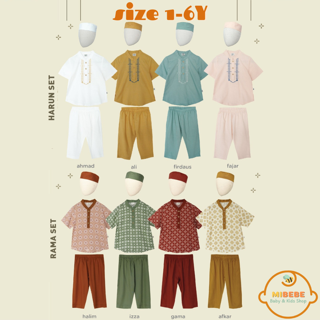 Jual BOHOPANNA RAYA - RAMA SET - Baju Lebaran Koko Anak Laki-Laki | HARUN KOKO Set 1-6 Tahun ...