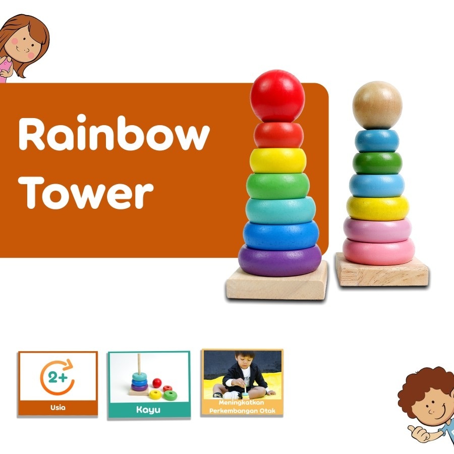 Jual Rock-a-Stack - Mainan Edukasi Anak Bayi | Shopee Indonesia