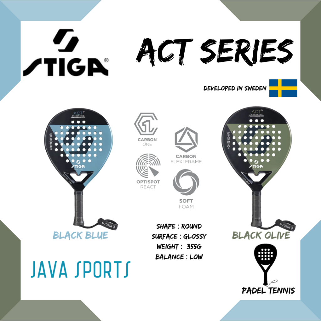 Jual Raket Padel Tenis Stiga ACT Series Official Resmi Original Padel ...