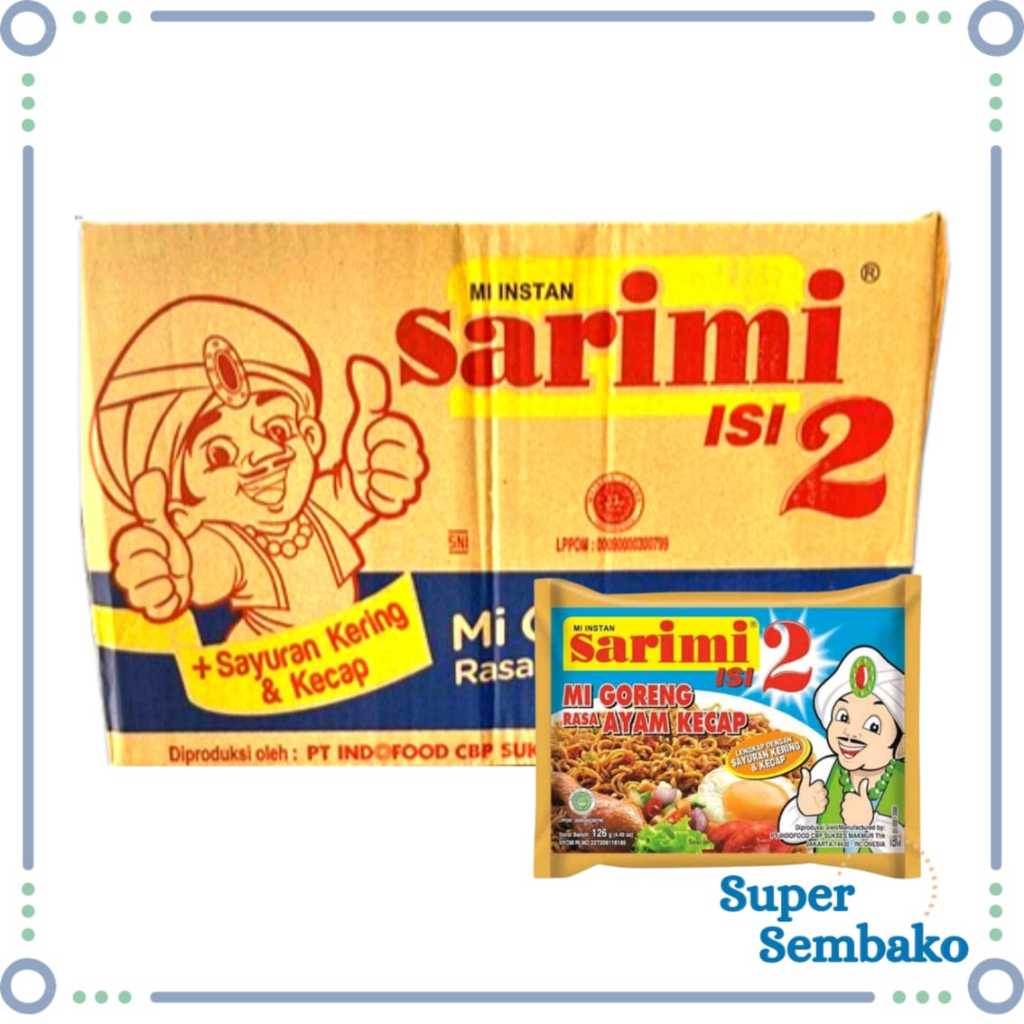 Jual SARIMI ISI 2 RASA AYAM KECAP PER 1 DUS ISI 24 BUNGKUS | Shopee ...