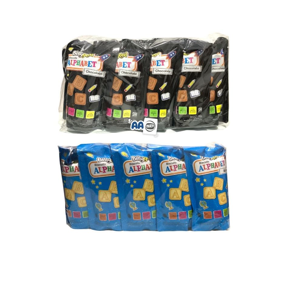 Jual BISKUIT BELLY GOOD ALPHABET ISI 10 | Shopee Indonesia
