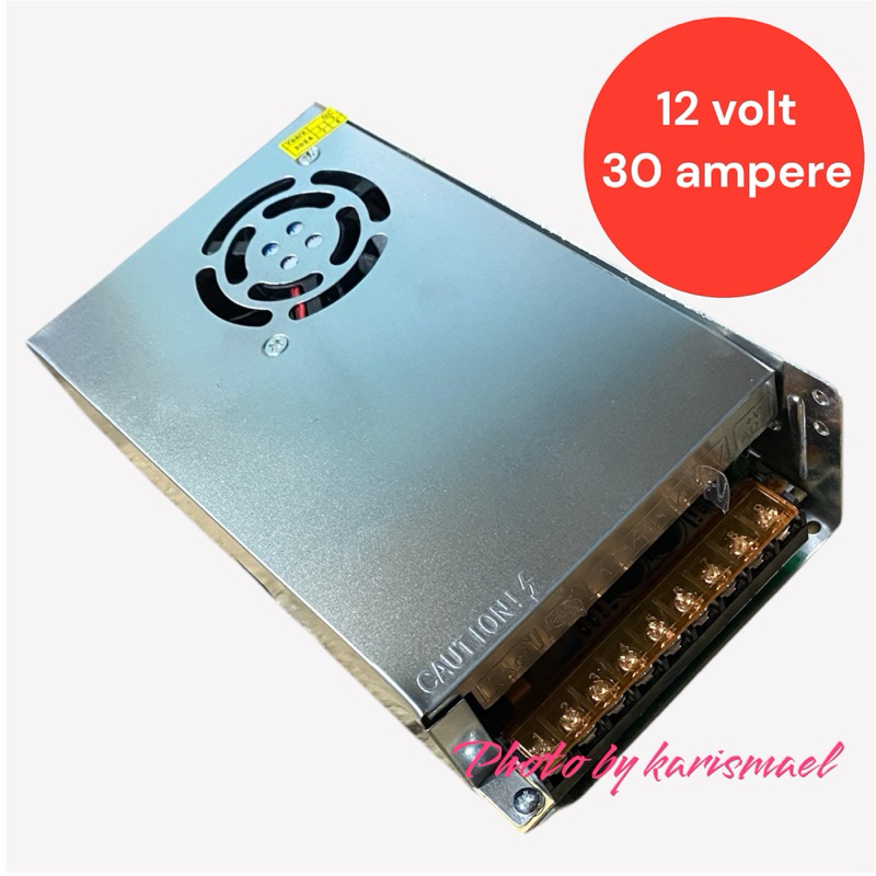 Jual Power Supply 12V 30A / ADAPTOR 12V 30 AMPERE | Shopee Indonesia