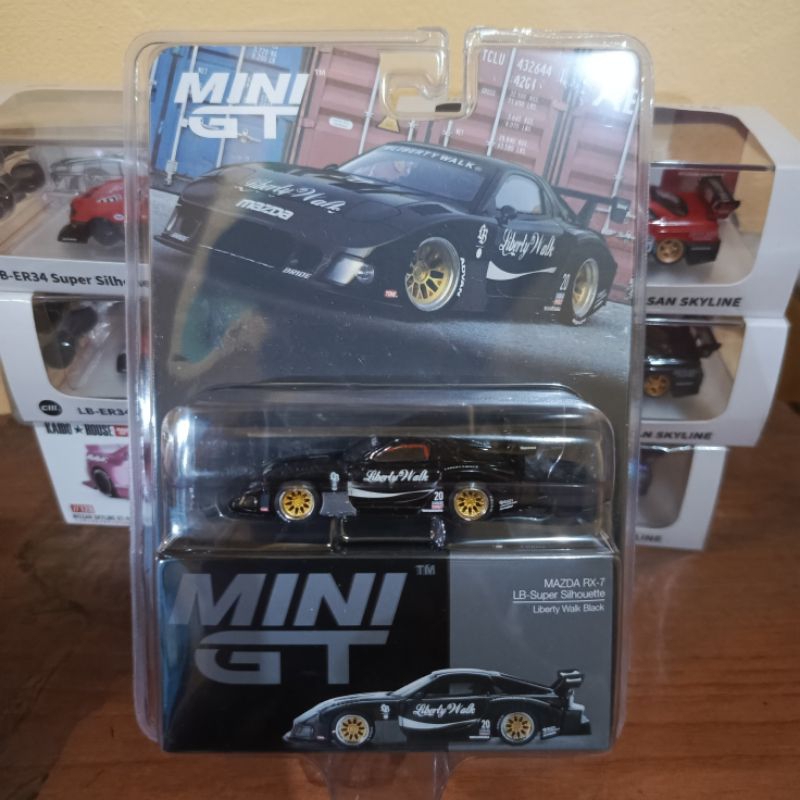 Jual MINI GT MAZDA RX7 LB SUPER SILHOUTE BLACK | Shopee Indonesia