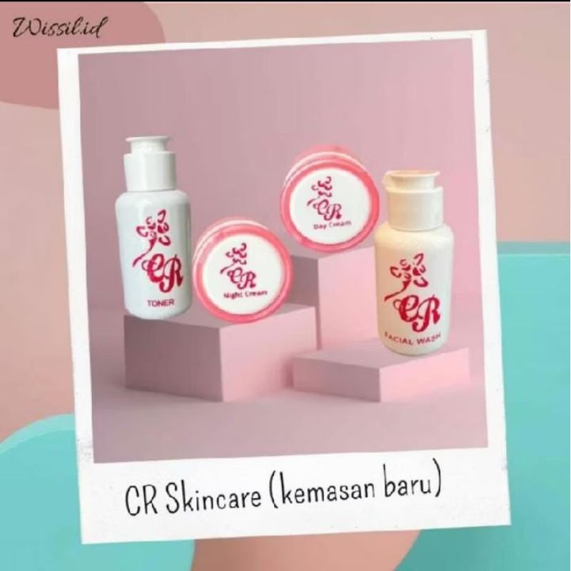 Jual (COD) CR Skincare paket standar / cream CR pink ORIGINAL kemasan ...
