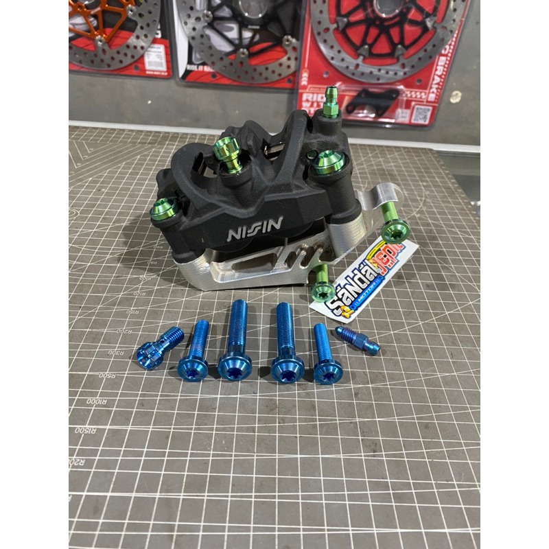 Jual BAUT TITANIUN UNTUK KALIPER NISSIN TWIN AFRICA BAUT TITANIUM UNTUK CALIPER NISSIN TWIN ...