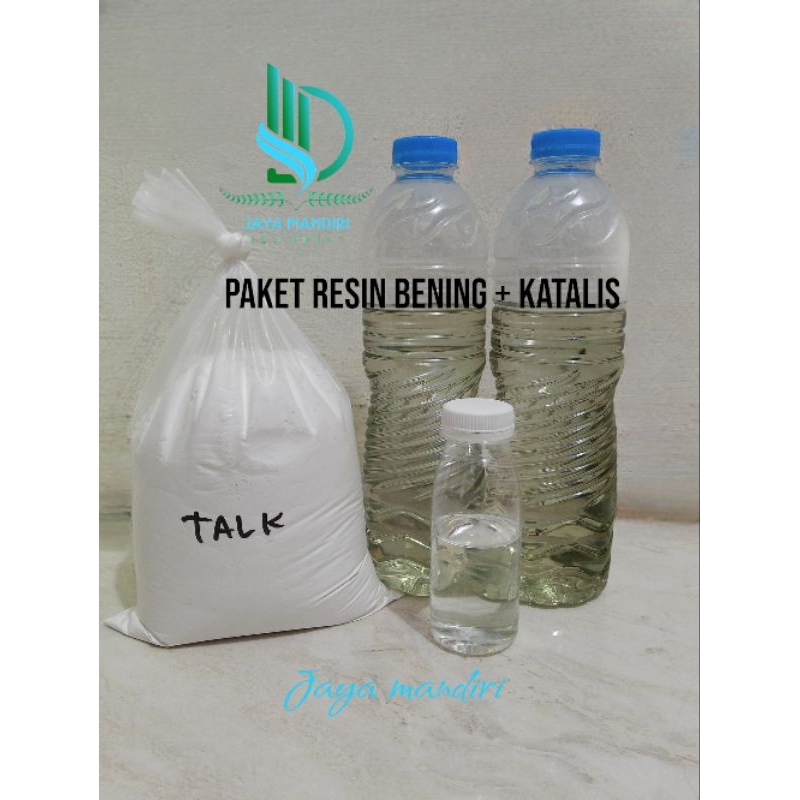 Jual Paket Resin Bening+ Talk + Katalis untuk sambungan nat marmer ...