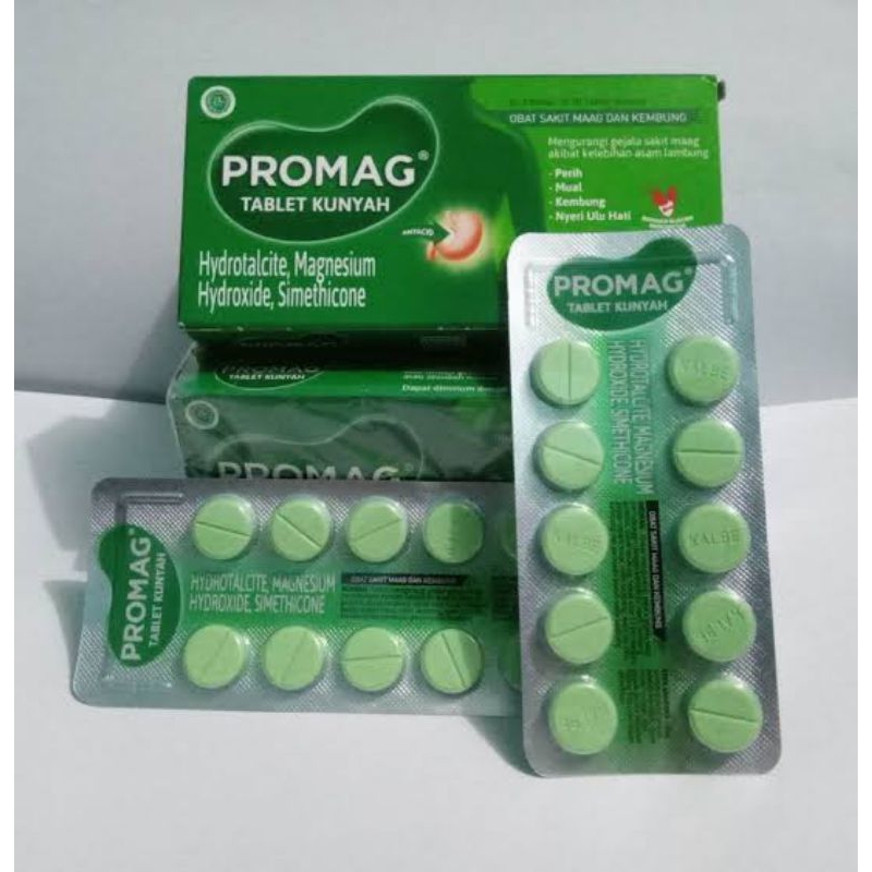 Jual Promag tablet 4 box (1box isi 3blister@10) | Shopee Indonesia