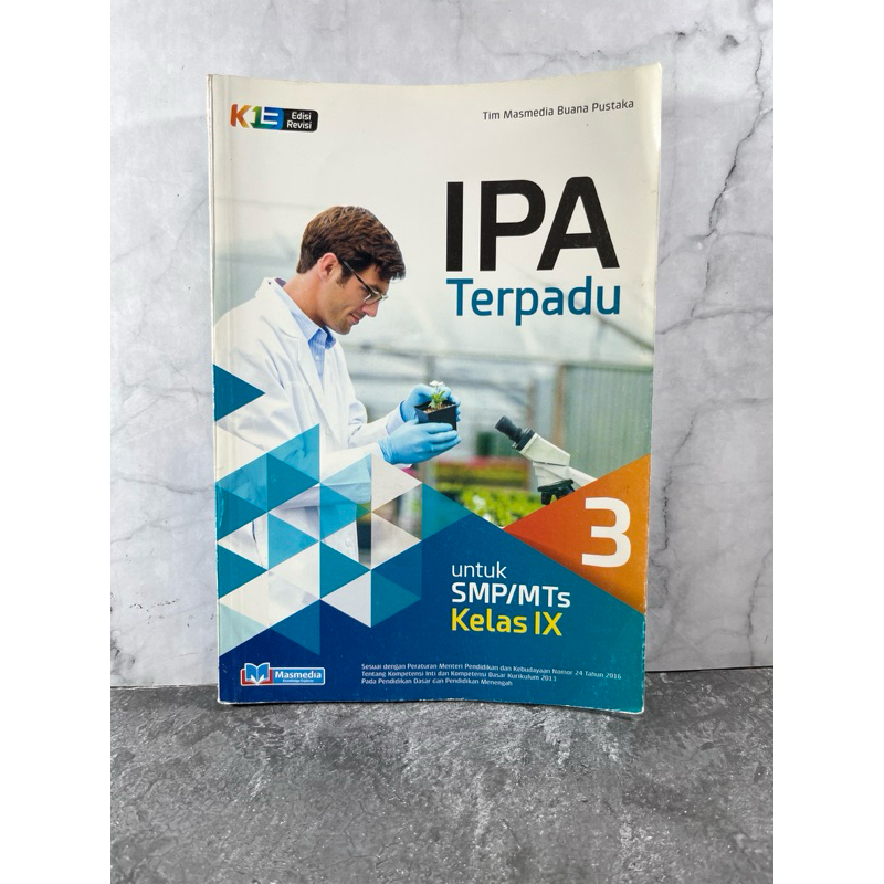 Jual Buku IPA Terpadu kelas 9, IX, SMP, Masmedia, Kurikulum 2013, Tim Masmedia Buana Pustaka ...