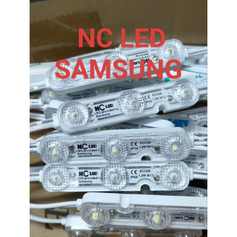 Jual LED module NC Samsung ECCO power 1,2W DC 12V warna Putih | Shopee ...
