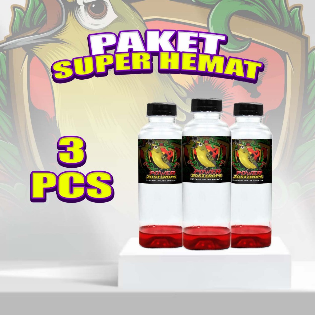 Jual Paket hemat 3 botol Power Zosterops | Shopee Indonesia