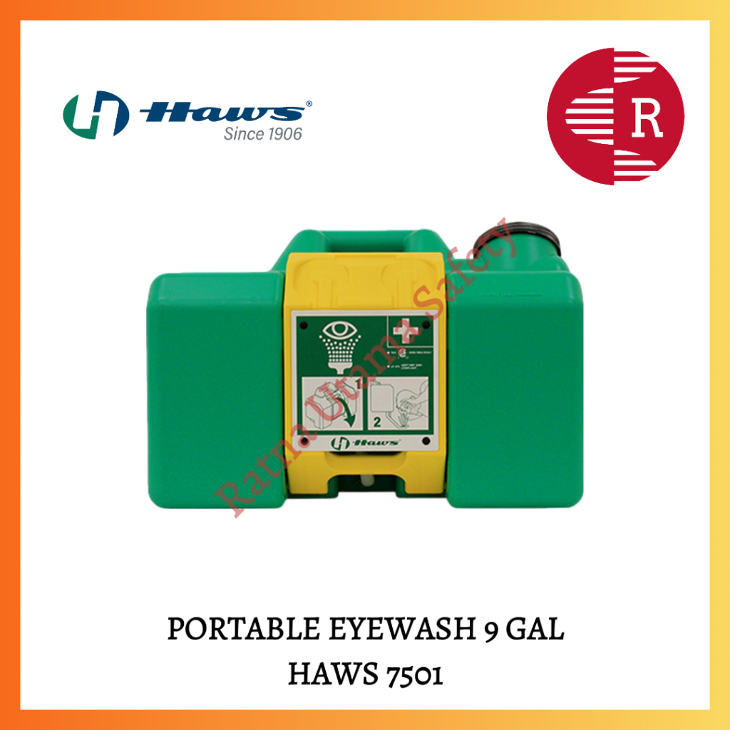 Jual Pencuci Mata HAWS Portable Eyewash 7501 9Gal Original | Shopee ...