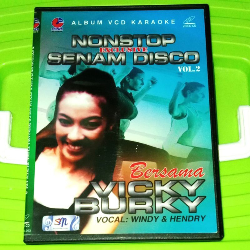 Jual VCD NONSTOP EXCLUSIVE SENAM DISCO VOL. 2 Bersama VICKY BURKY VOCAL ...